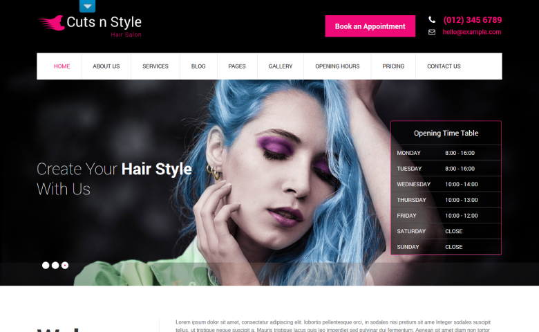 20+ HTML5 Fashion Templates for Your Stylist Website | WebDesignColumn